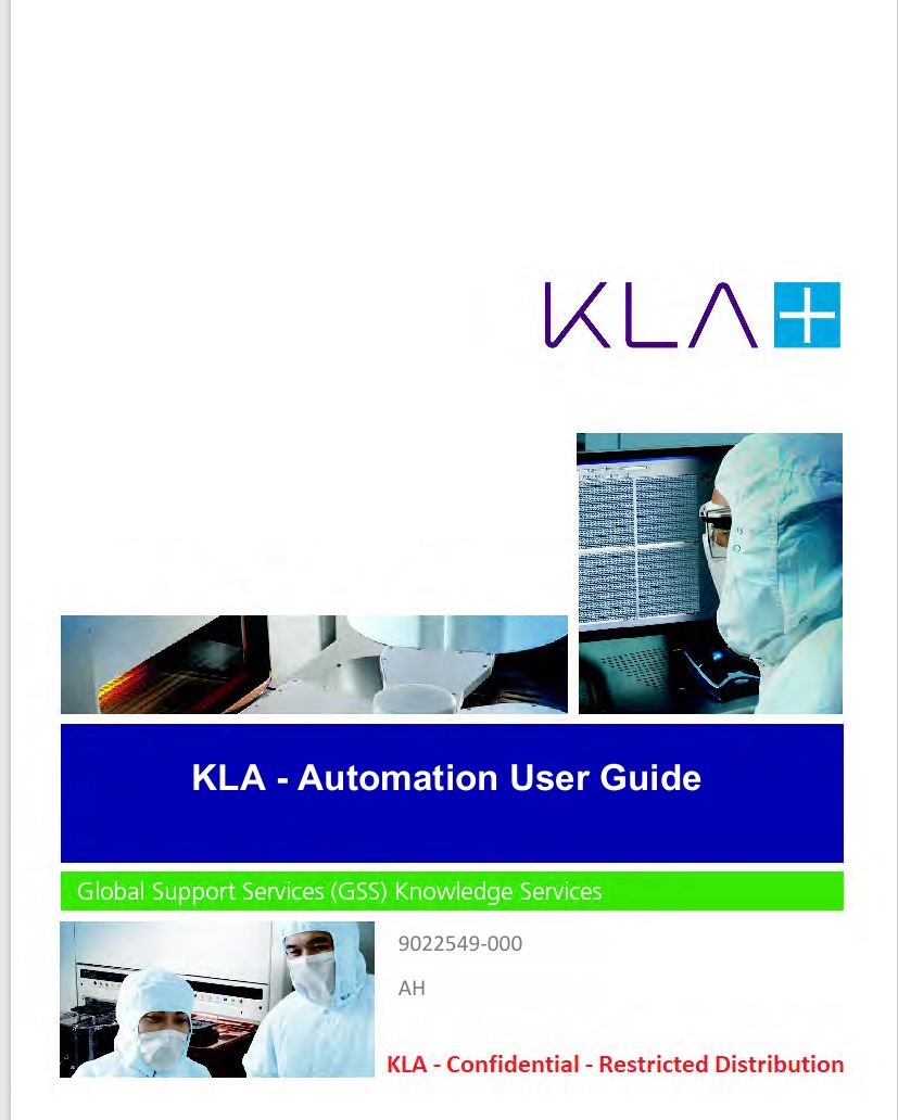 KLA - Automation User Guid.pdf-51SMT-SMT资源协同平台